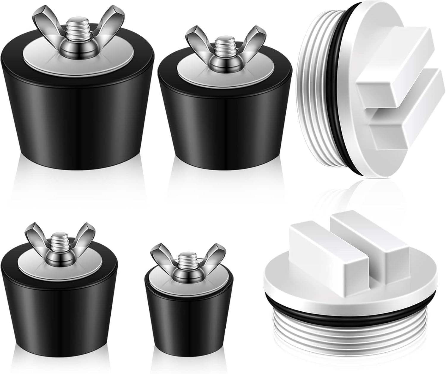 Amazon.com: JenPen 6 Pcs Pool Skimmer Plugs for Above Ground Pool 4 ...