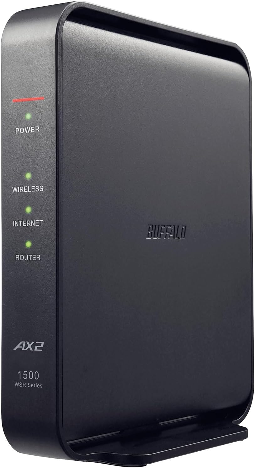 Amazon.co.jp: Buffalo WSR-1500AX2L/N WiFi Router, Wireless LAN Wi-Fi 6 ...