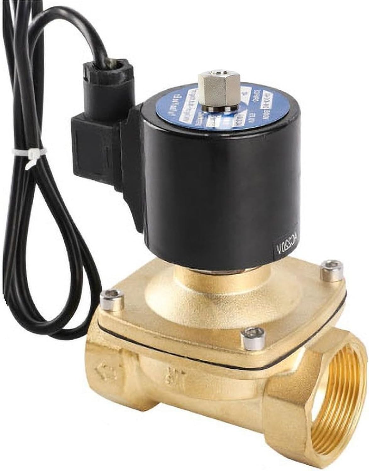 1-1/2" Normally Open Fountain Solenoid Valves DN40 Brass Waterproof ...