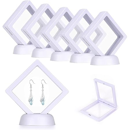 Amazon.com: Linkstyle Floating Frame Display Stand, Set of 10 Transparent 3D PE Floating Frame ...