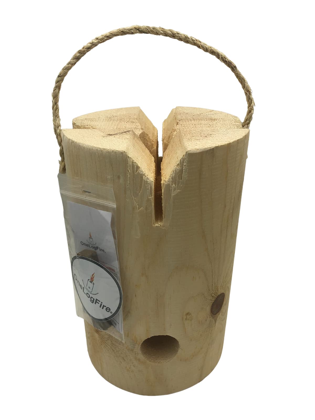 Amazon.com : One Log Fire Portable Campfire Grill,100% All Natural ...