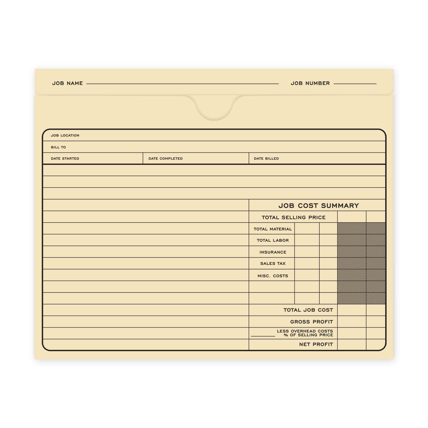Amazon.com : Classic Professional Manila File Folder / 50 Preprinted ...