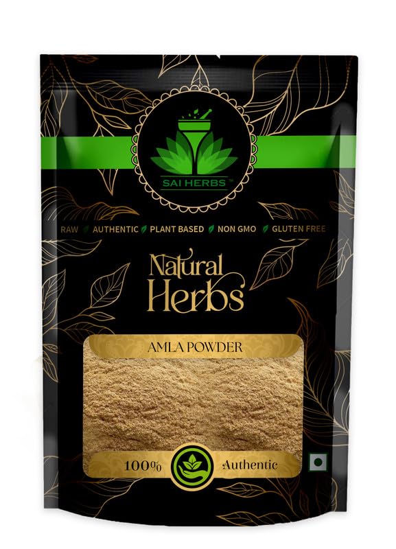 SAI HERBS Amla Dry Seedless Root Powder - Amla Seedless Jadd Powder ...