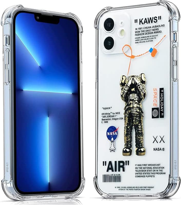 Amazon.com: EymAnn Clear Cool Case Designd for iPhone 13 for Teens Boys ...