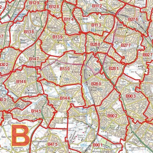 Birmingham Zip Code Map