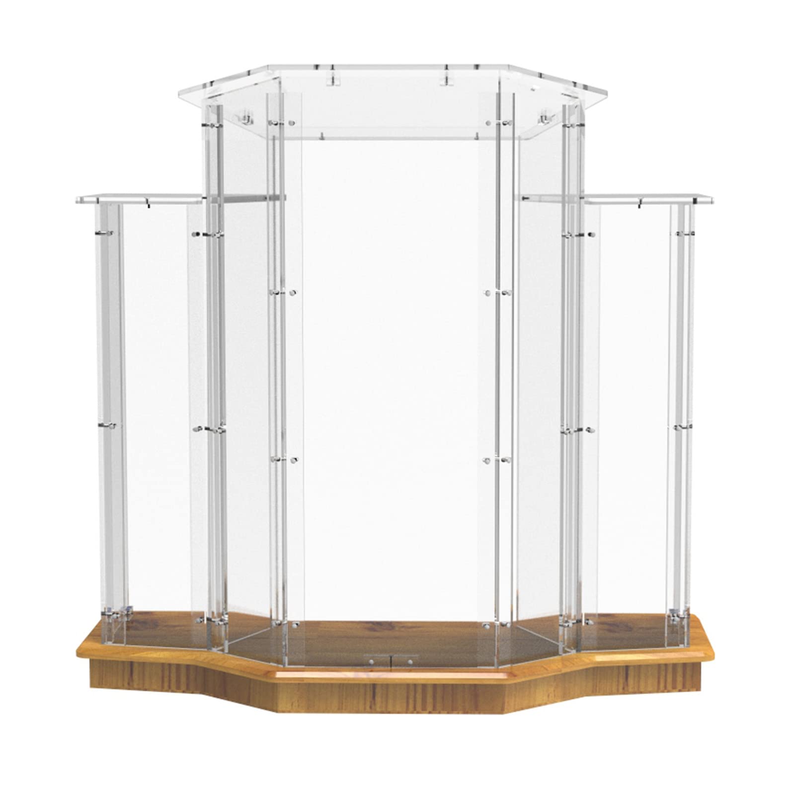 Buy ASZX Acrylic Podium, Transparent Podium, Hotel Welcome Desk ...