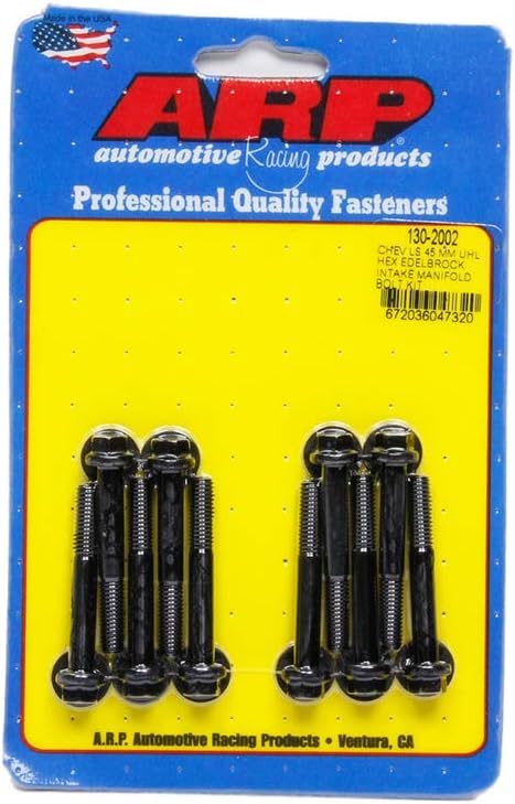 Amazon.com: ARP 130-2002 Intake Manifold Bolt Kit, 1 Pack, Black ...