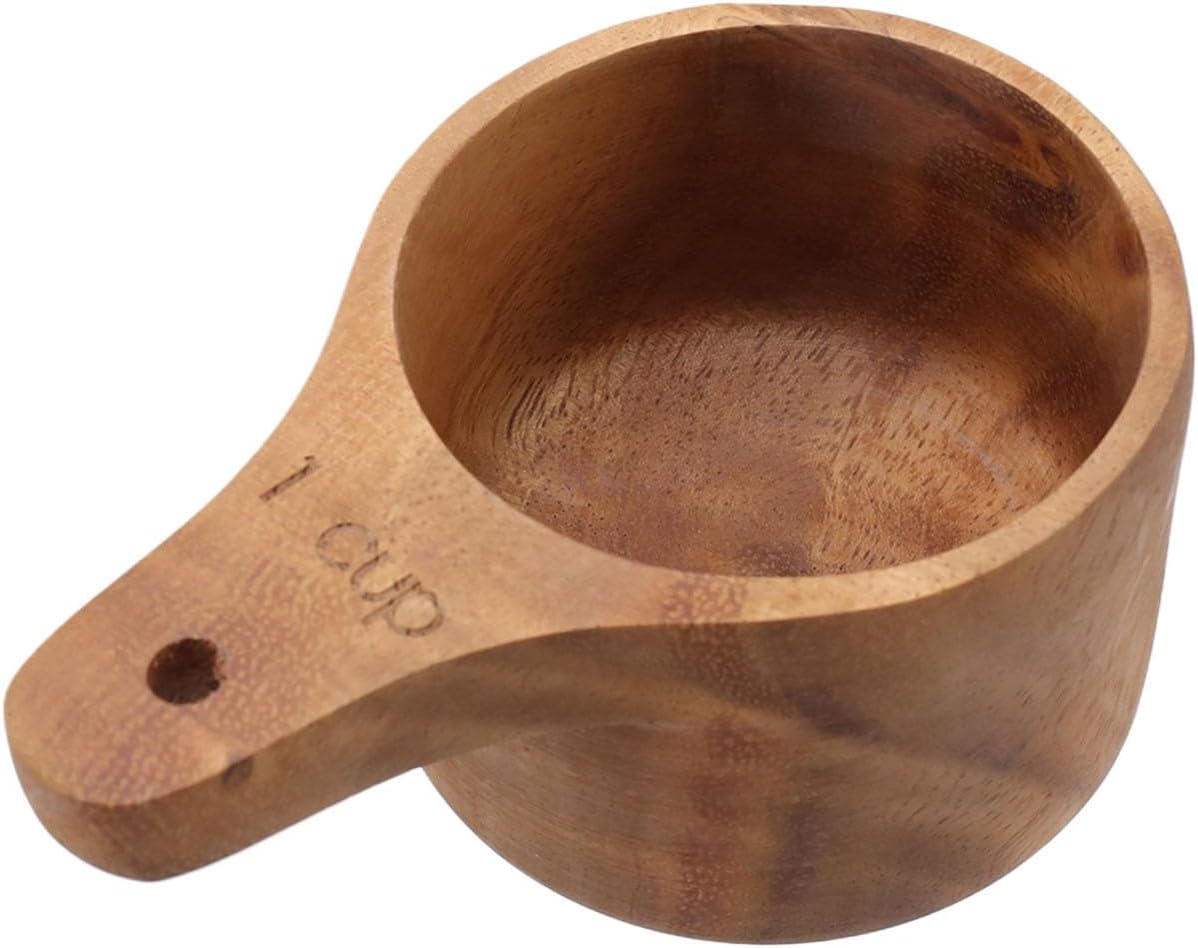 Amazon.com: RORPOIR Acacia Wood Measuring Spoon Wood Spoon 1/8 Cup ...