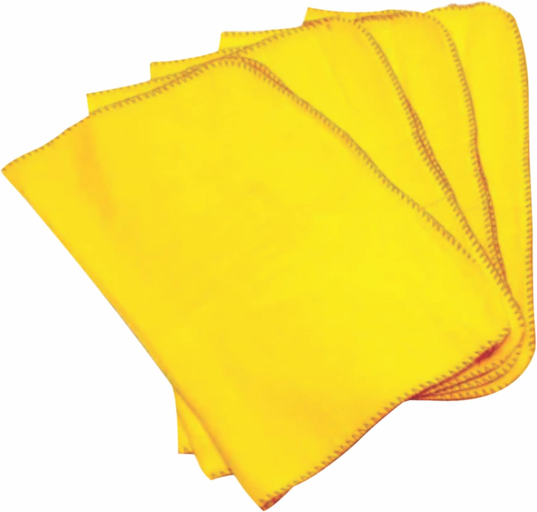 EGYPTO Cotton Yellow Dusters Strong Heavy Duty Cleaning Cloth for ...
