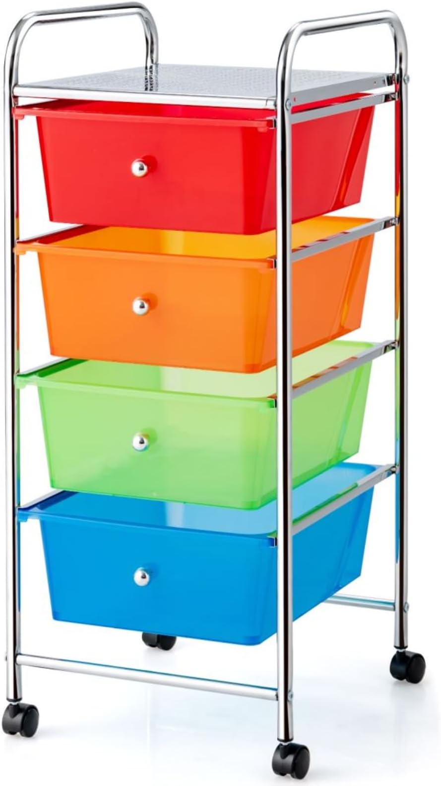 Premier Housewares Plastic Drawer Storage Kitchen Storage Trolley ...