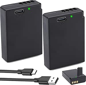 Amazon.com: BM Premium 2 Pack of LP-E10 Batteries with Built-in USB-C Charging for Canon EOS ...