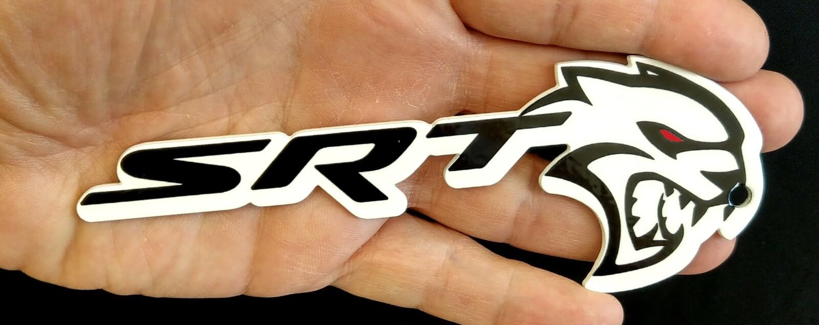 Amazon.com: ZIC Motorsports Dodge SRT Hellcat Red Eye Black Steel Sign ...