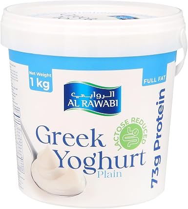 Al Rawabi Greek Yoghurt Plain 1kg : Amazon.ae: Grocery