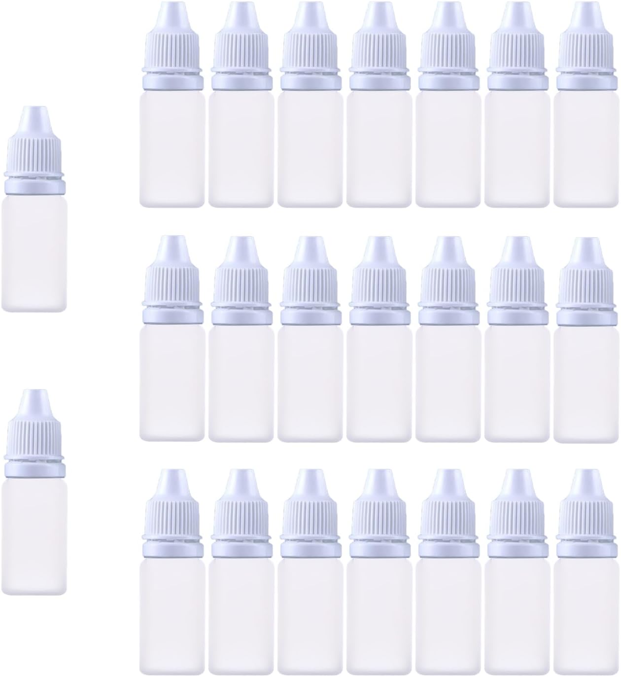 Amazon.com: Eau 15ml LDPE Plastic Thin Tip Dropper Bottles, Small Empty ...