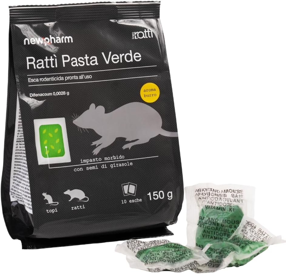 BASF - Veleno per Topi Professionale Potente, Esche per Topi e Ratti in ...