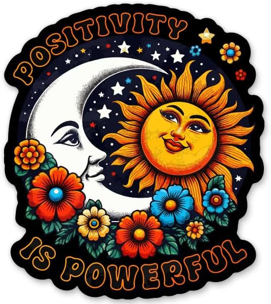 Amazon.com: Positivity is Powerful Sticker - 3" Laptop Sticker ...