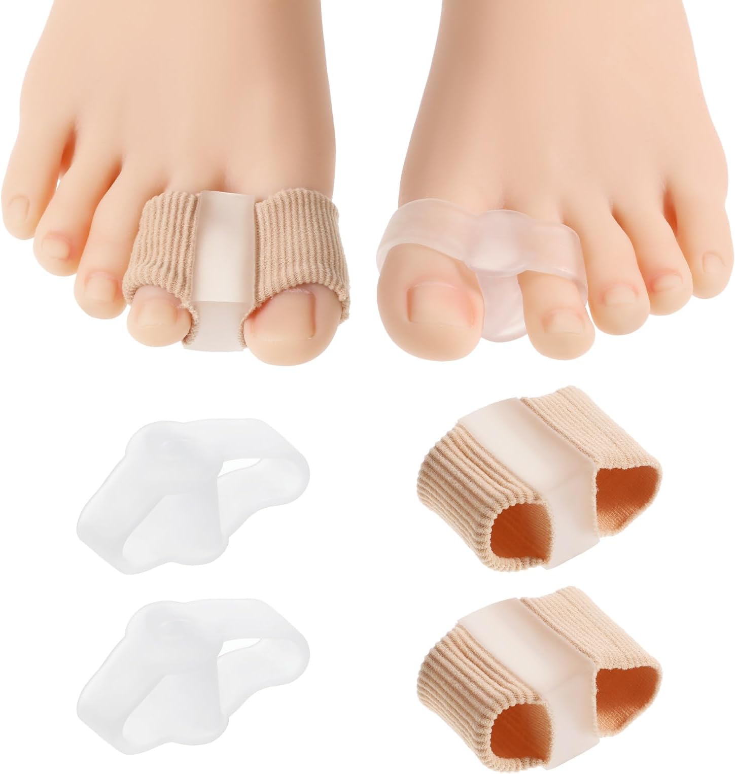 Amazon.com: INOVOGLI Fabric Toe Separators for Hammer Toes, Correct ...