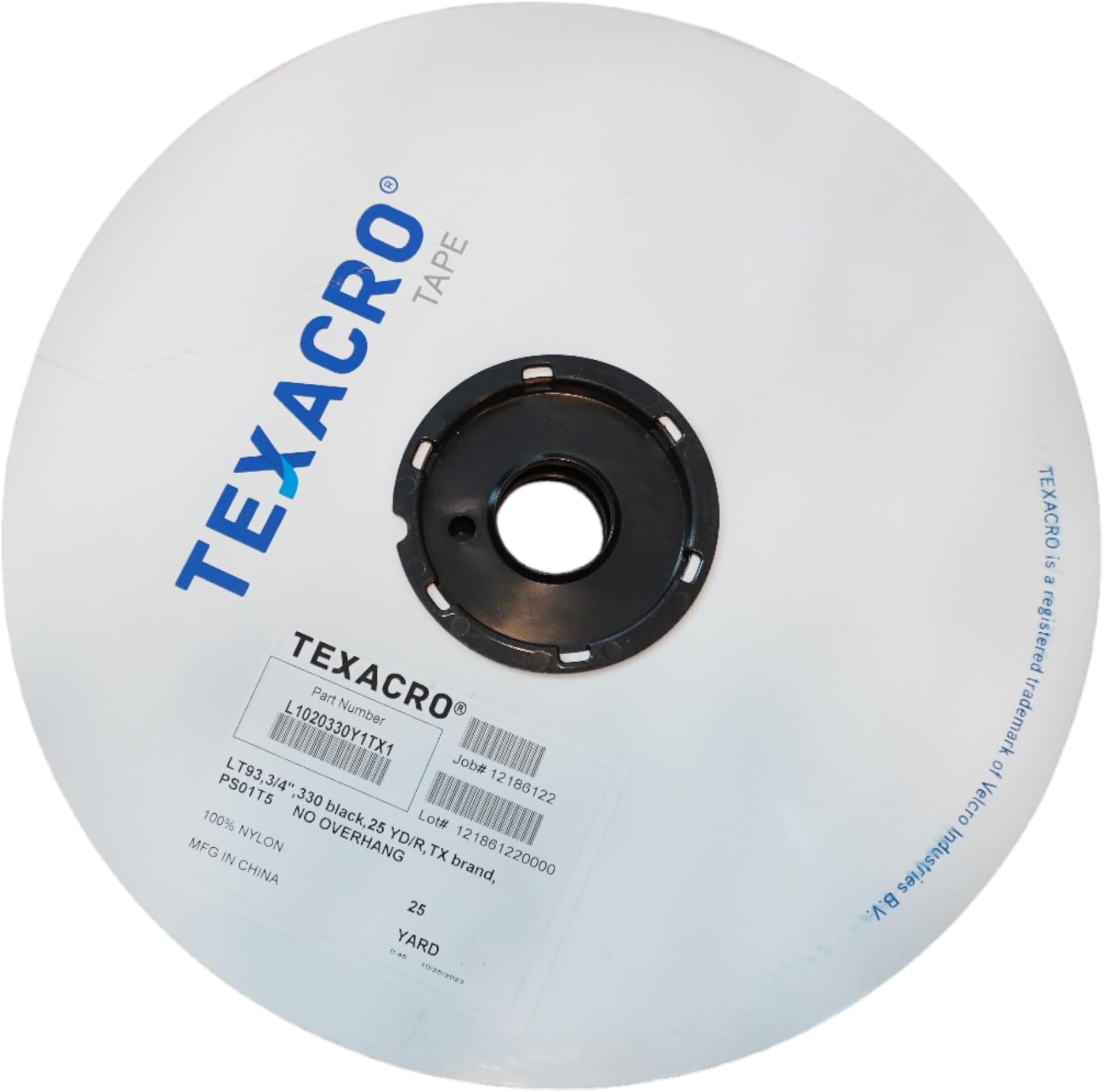 Amazon.com: VELCRO Self-Grip Strap with Hook & Loop, 75' x 1", Black ...