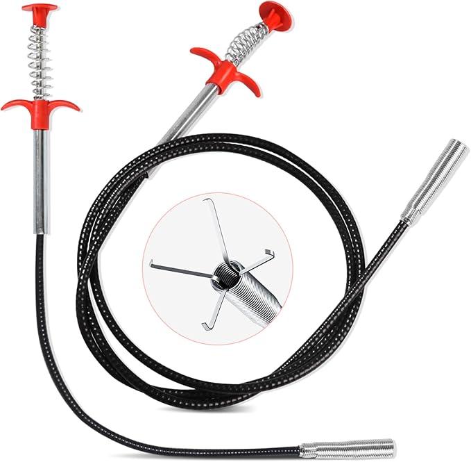 Amazon.com: 2Pack Flexible Plumbing Grabber Claw Pick Up Reacher Tool ...