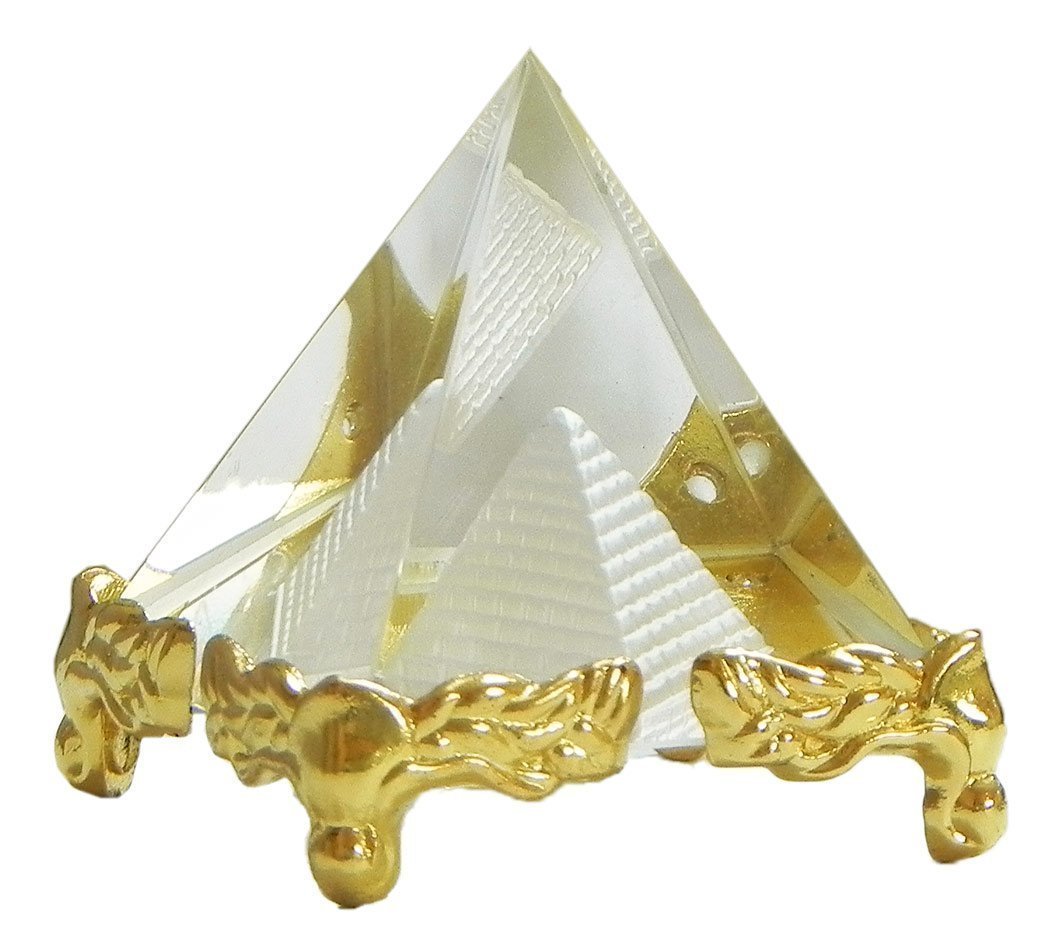 Buy Woogor Vastu Feng Shui Crystal Pyramid for Positive Energy and ...