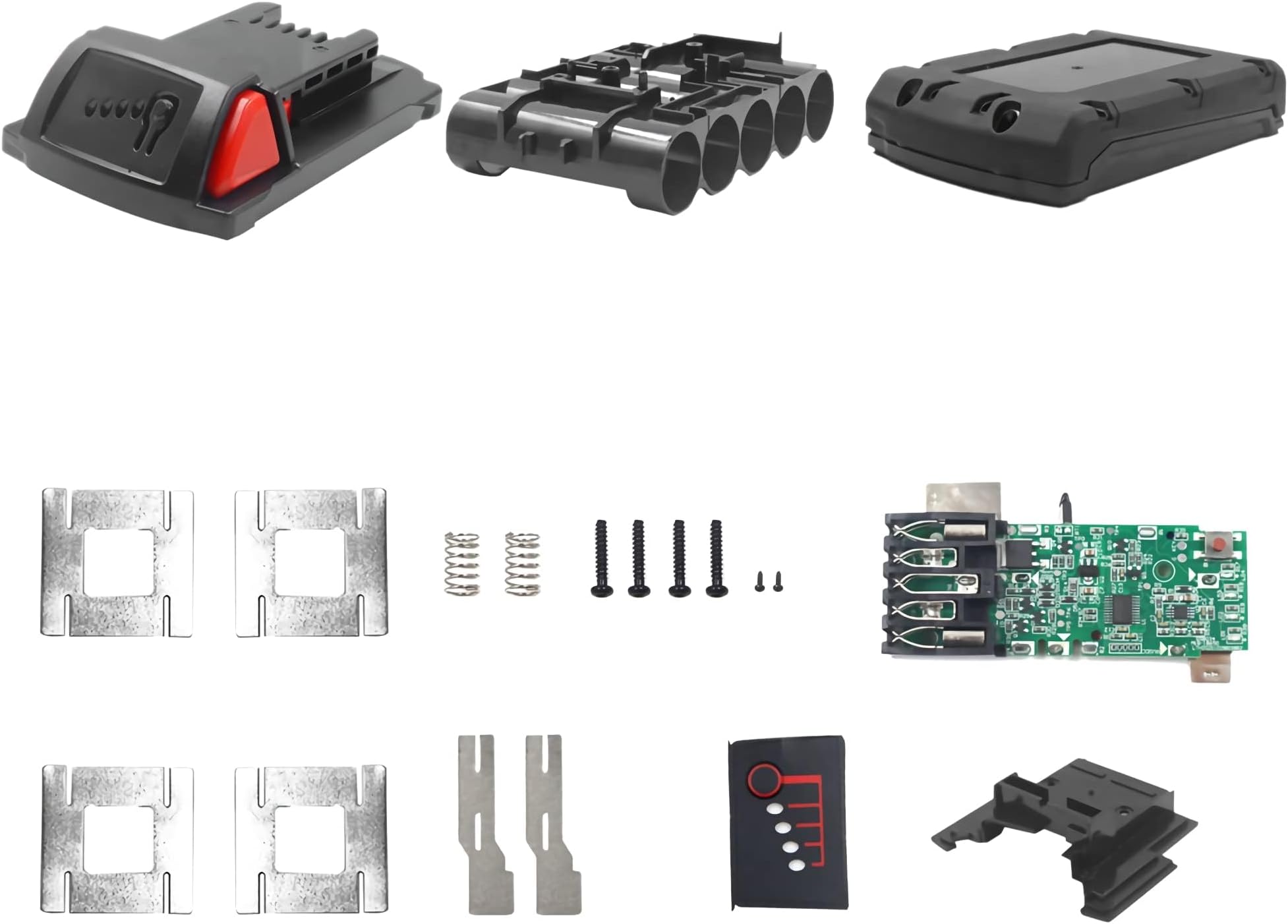 Amazon.com: Janllenton 18V 5-Cell 18650 Battery Replacement Case for ...