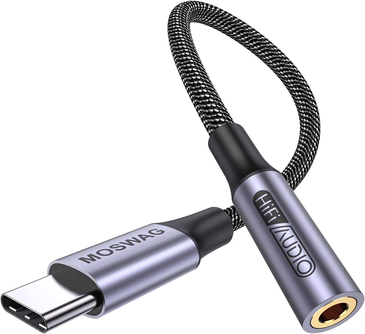 MOSWAG Adattatore jack per cuffie USB C a 3.5mm, adattatore audio USB C ...