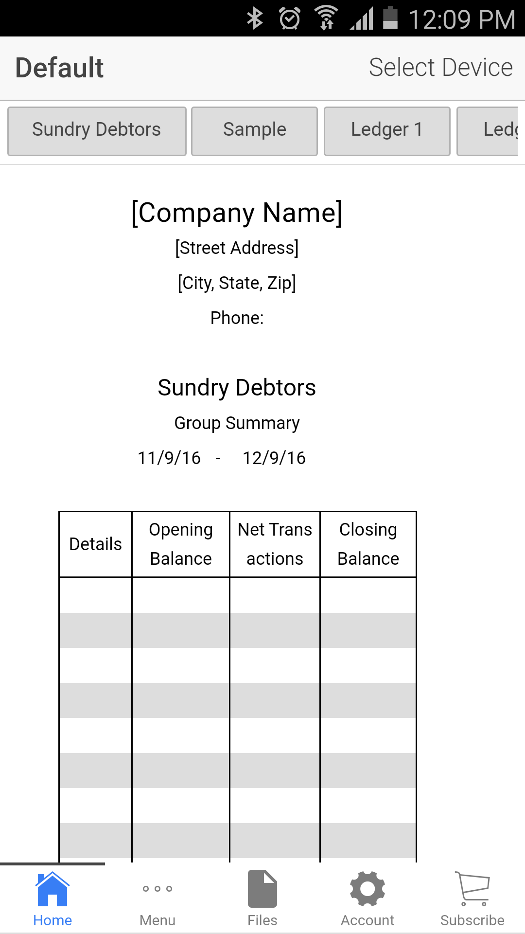 Debtors Ledger Explaining The General Ledger In Bokio | Bokio