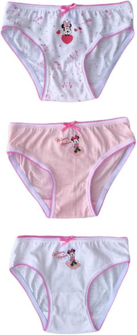 Ellepi Mutande Bambina Minnie Slip Intimo Mutandine Disney Bimba 2 3 4 ...