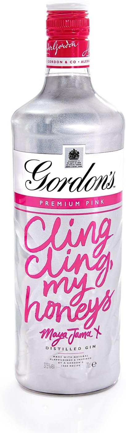 Gordon's Pink Gin, Premium distilled, Limited edition 'Cling Cling ...