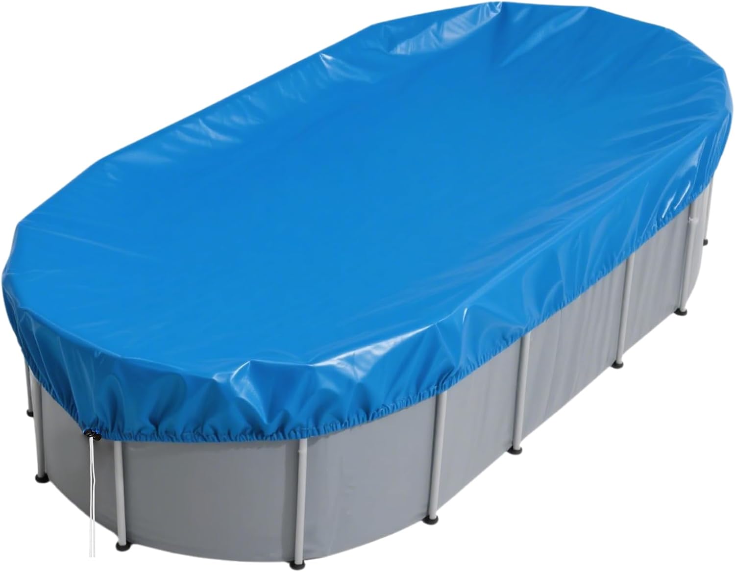 Amazon.com : Oval Pool Cover for Above Ground Pools | for 16 x 25-ft ...