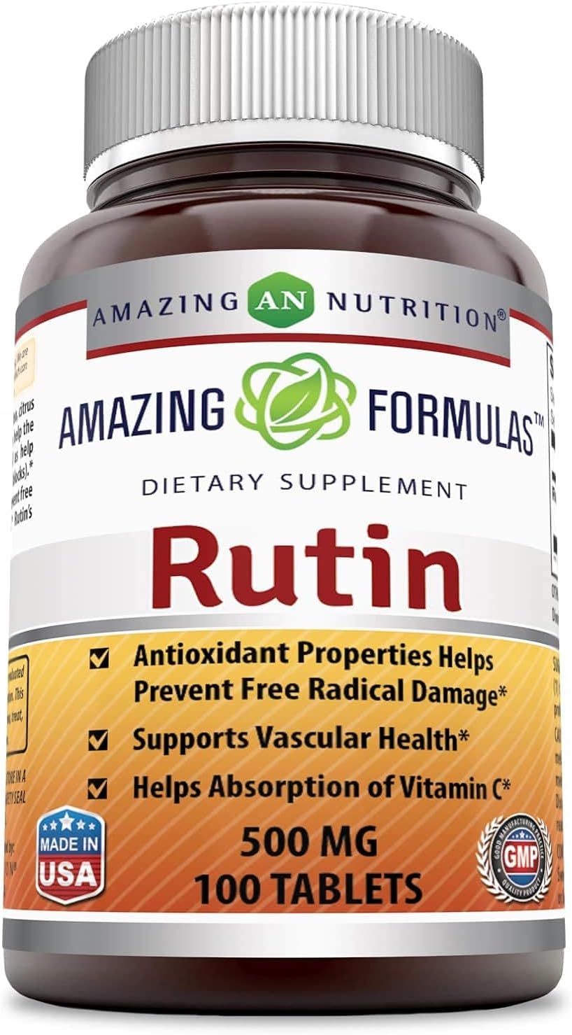 Amazon.com: Amazing Formulas Rutin - 500mg, Tablets (Non-GMO,Gluten ...