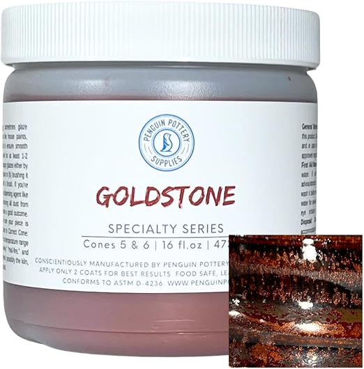 Amazon.com: Penguin Pottery - Specialty Series - Goldstone - Mid High ...