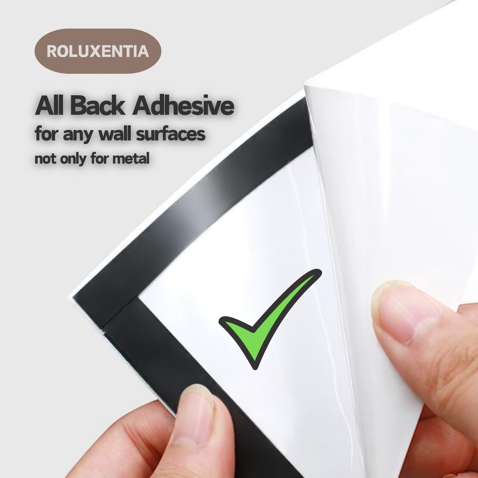 Snapklik.com : ROLUXENTIA 6 Pack Adhesive Magnetic Sign Holders - 85x11 ...