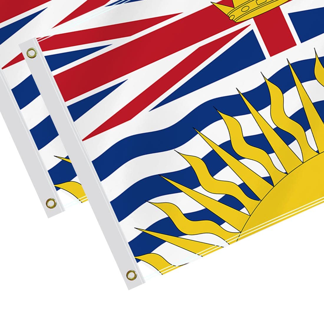 British Columbia Flag Waving