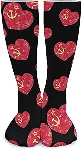 USSR Communism Soviet Union Retro Flag Funny Knee High Compression ...