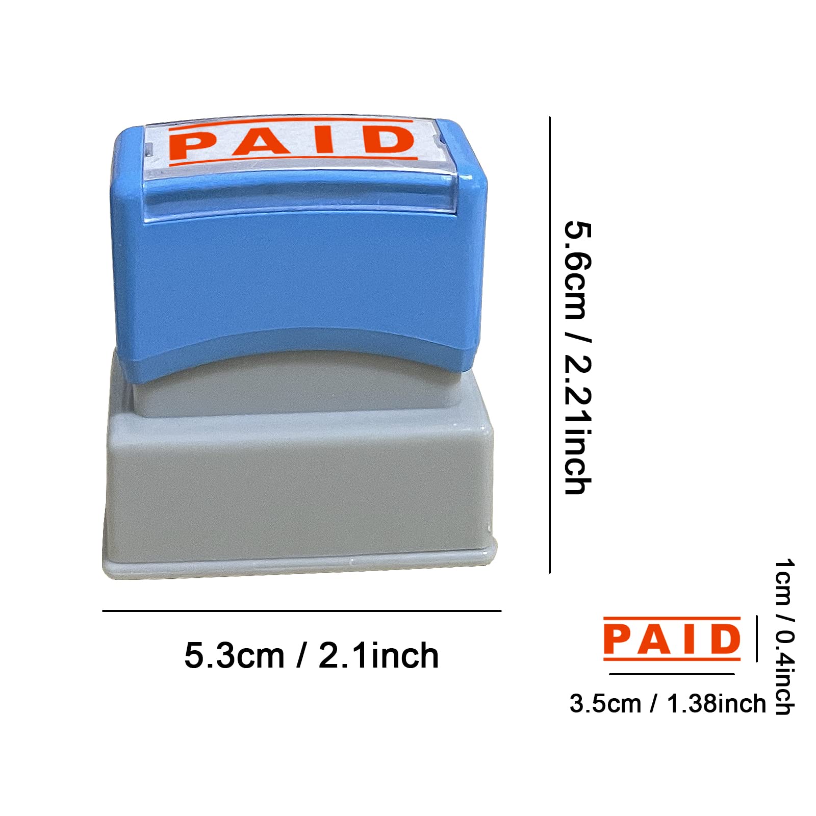 Snapklik.com : Paid StampPre-Inked Message Stamp Self Inking Rubber ...