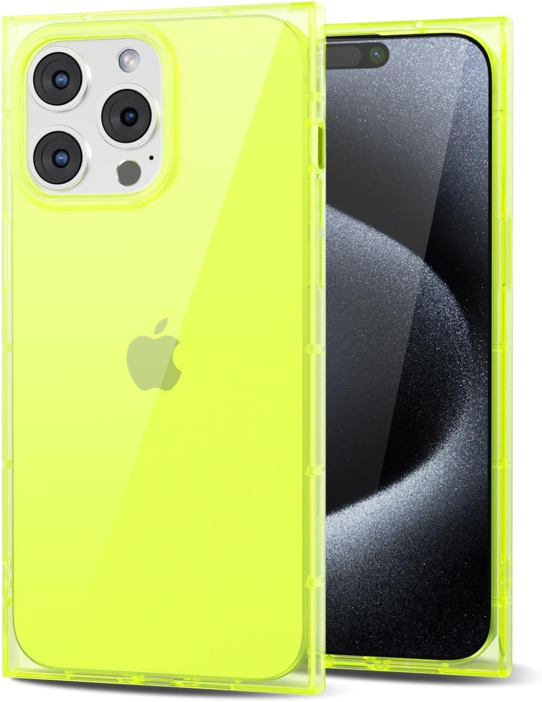 Amazon.com: Svanove for iPhone 15 Pro Clear Case Rectangle Edge ...