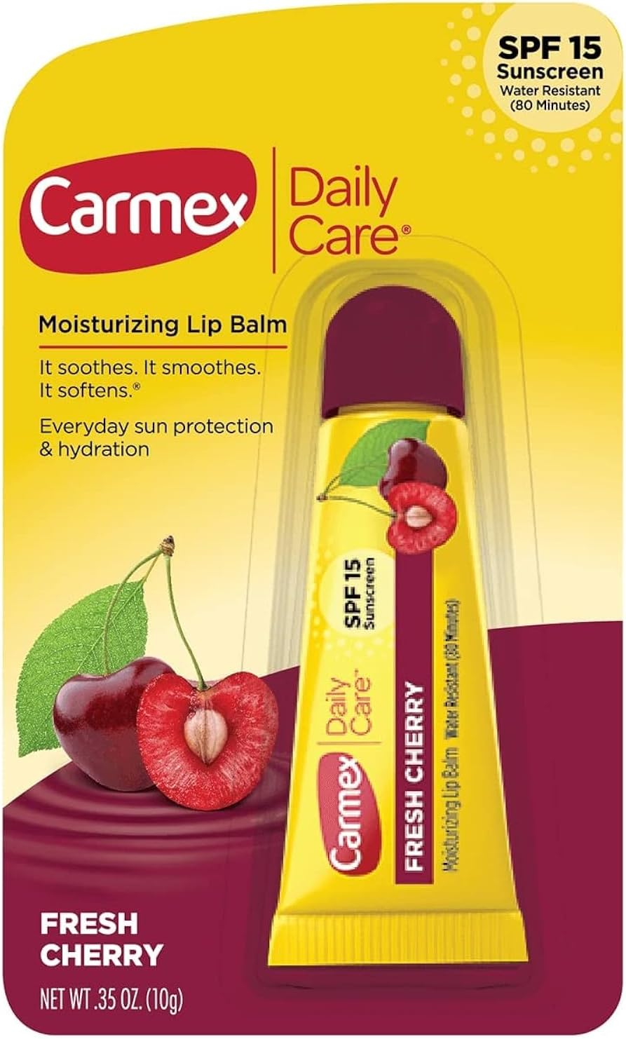Amazon.com : Carmex Daily Care Moisturizing Lip Balm Sticks, SPF 15 ...