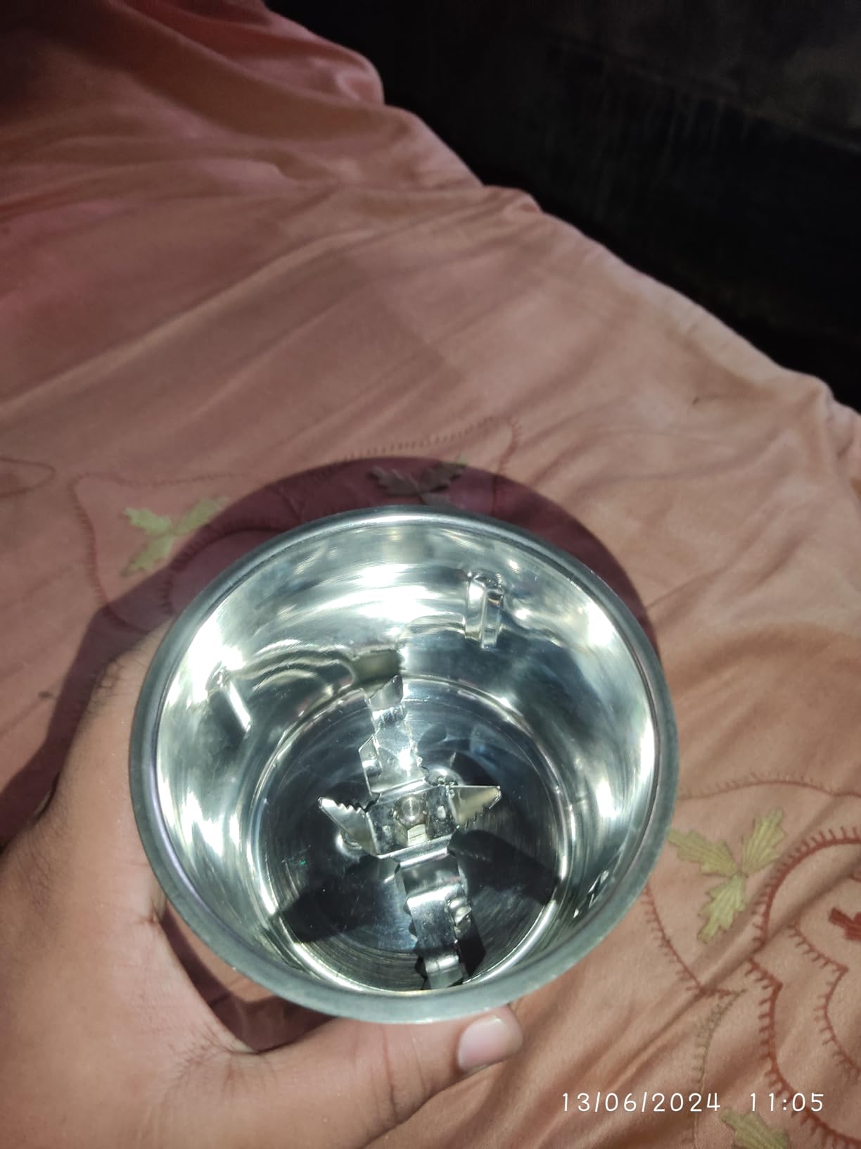 Buy Generic(Stainless-Steel) Small(Heavy) Base Manish Chutney Mixer Jar ...