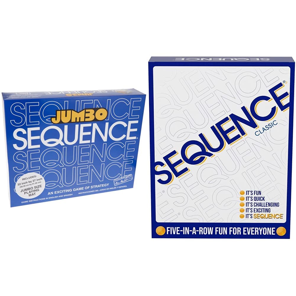 Jumbo Sequence Fun Family Strategy Game For 2 12 Players | Desertcart INDIA