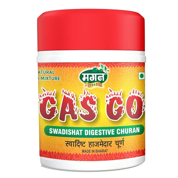 Magan Gas Go Digestive Churan 200Gm | Provides Relief from Acidity ...