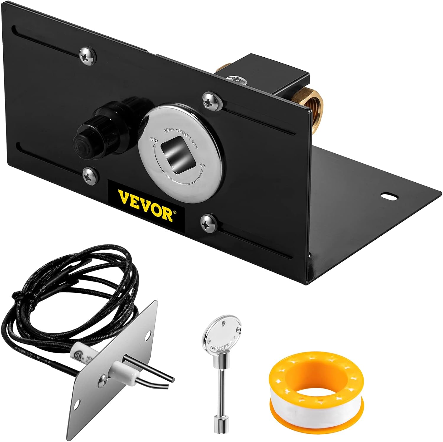 Amazon.com: VEVOR Fire Pit Gas Burner Spark Ignition Kit, 300K BTU Fire ...