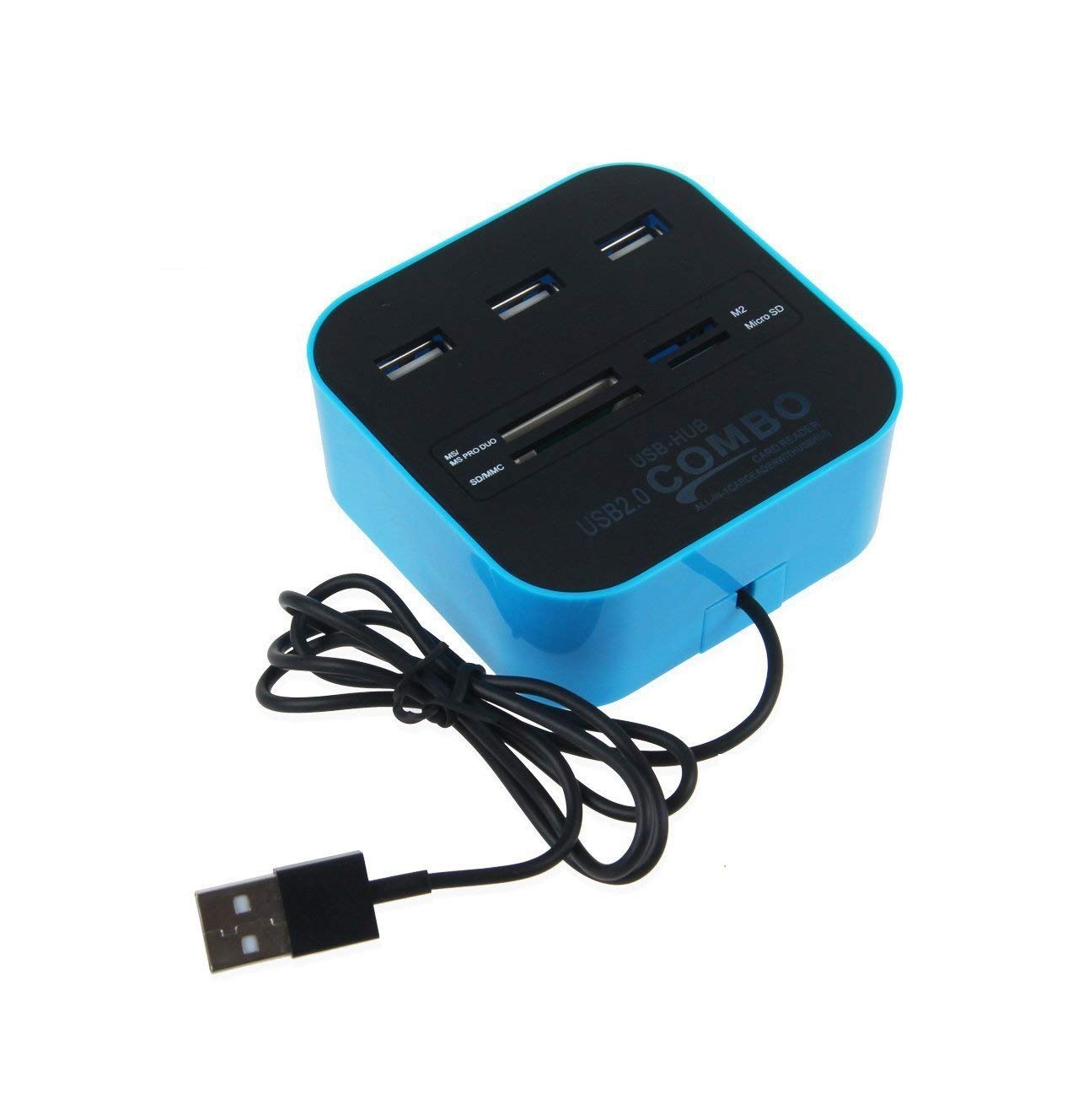 Storite All in One USB Hub Combo 3 USB Ports and All in one Card Reader ...