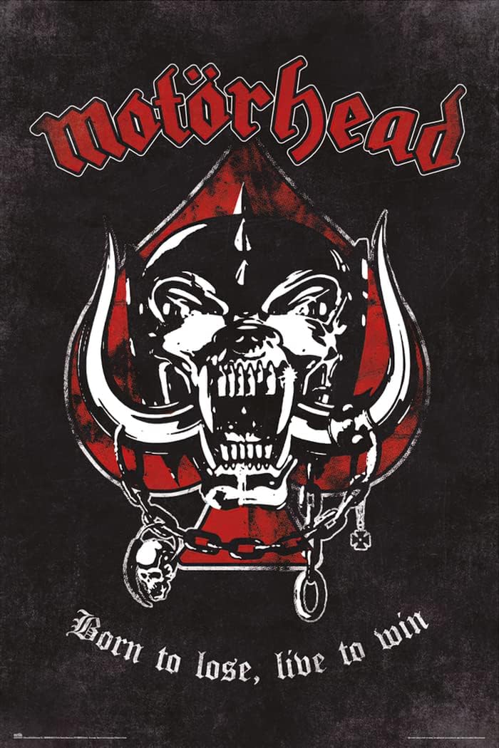 Amazon.com: Motorhead - Music Poster (Born To Lose, Live To Win) (Size ...