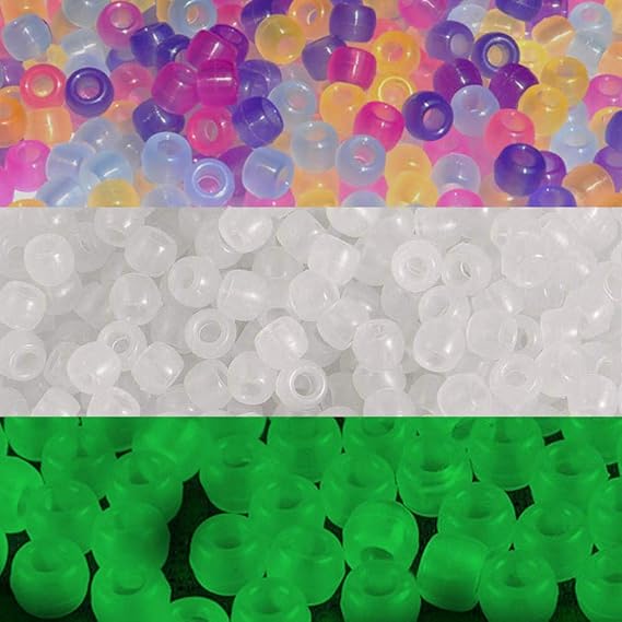 Amazon.com: Miraclekoo 1000 Pcs UV Beads Color Changing Beads UV ...