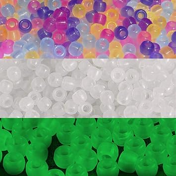 Amazon.com: Miraclekoo 1000 Pcs UV Beads Color Changing Beads UV ...