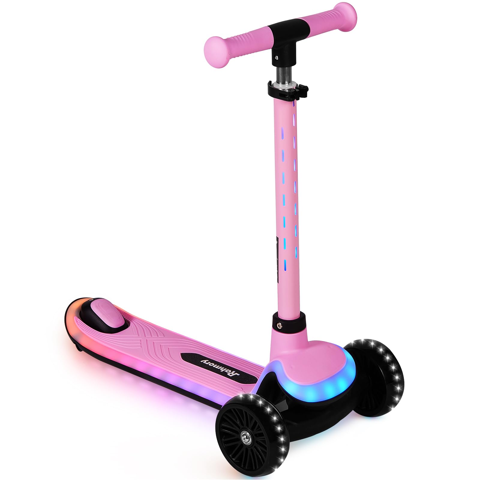 Buy 3-Wheel Light-Up Kids Scooter,Lights on Stem & Deck, 20 Different ...