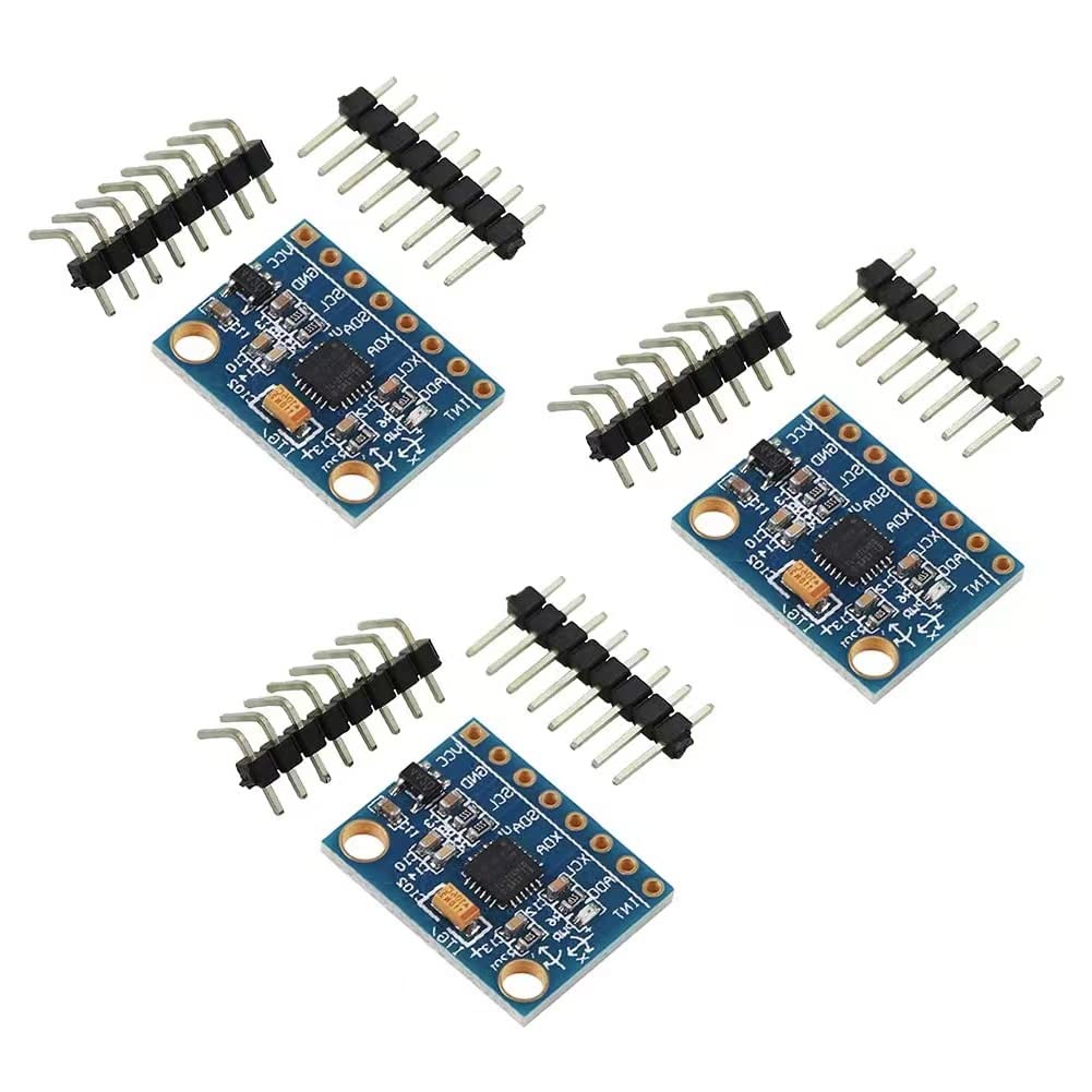 WayinTop 3pcs GY-521 3 Axis Gyroscope and 3 Axis Accelerometer 6DOF ...