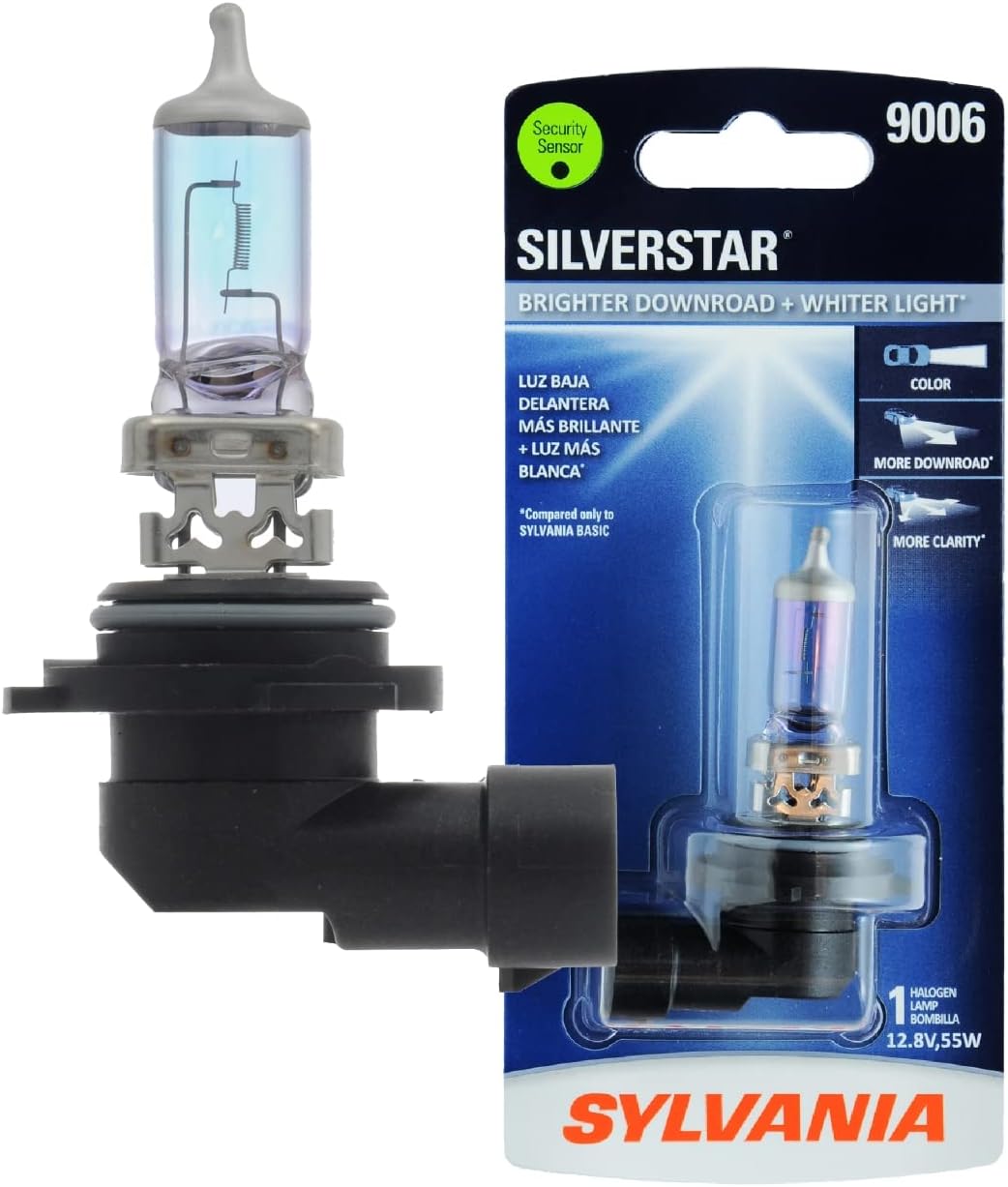 Amazon.com: SYLVANIA - 9006 SilverStar - High Performance Halogen ...