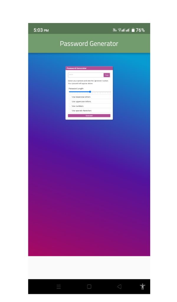 Password Generator:www.amazon.com:Appstore for Android